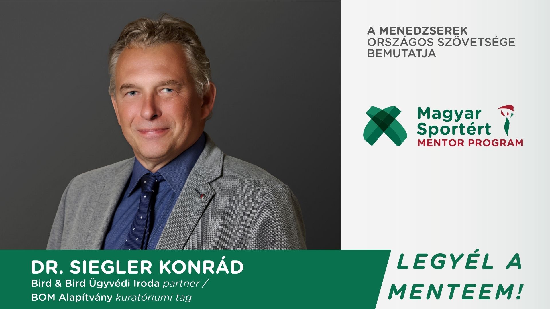 Dr. Siegler Konrád - Menedzserek